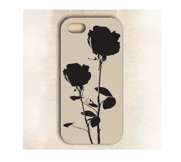 Artist Black Rose Floral Case For Iphone 5 5s on Luulla